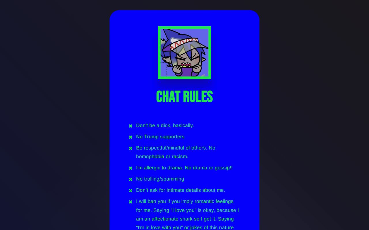 Chat Rules
